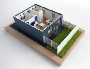 Detachable house model - Furniture details | Architectural Model Makers