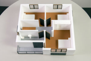 Four Rooms Apartment Scale Model | Architectural Model Makers