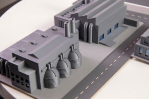 3D Printed Factory Model | Architectural Models