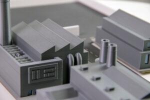 3D Printed Factory Model | Architectural Model Makers