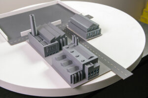 3D Printed Factory Model | Architectural Models