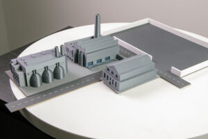 3D Printed Factory Model | Architectural Models
