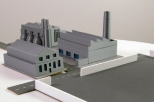 3D Printed Factory Model | Architectural Models