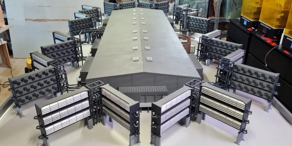 Direct air capture plant | Architectural Models